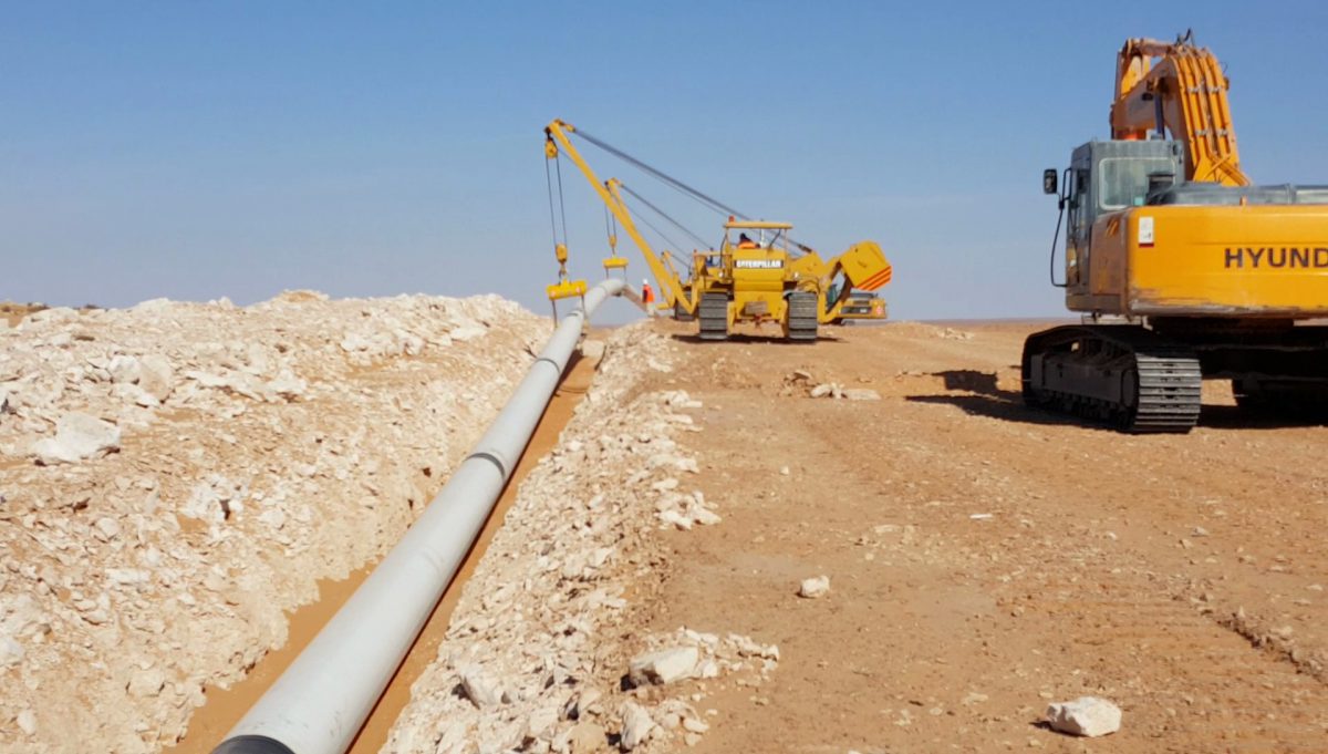 High pressure gas pipeline OMV / ETAP (CPF Nawara – GTP Gabes) – Site ...