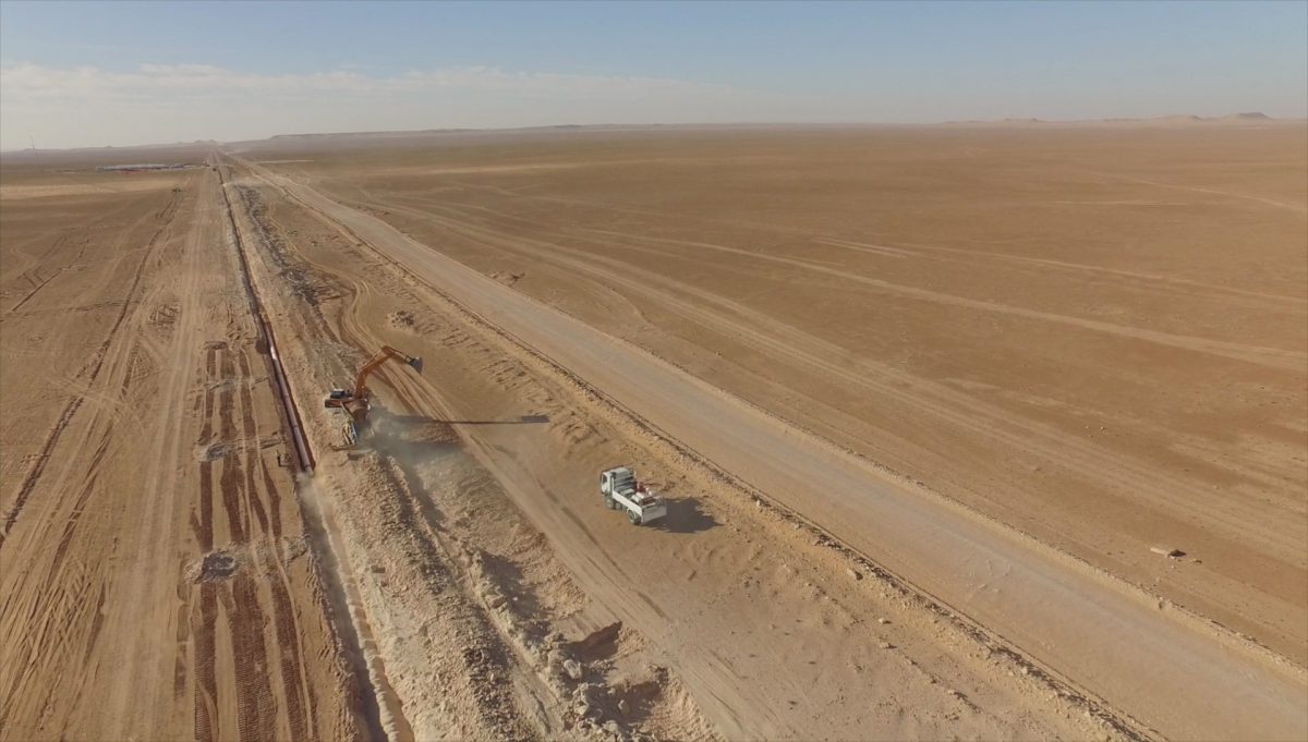 High pressure gas pipeline OMV / ETAP (CPF Nawara – GTP Gabes) – Site ...